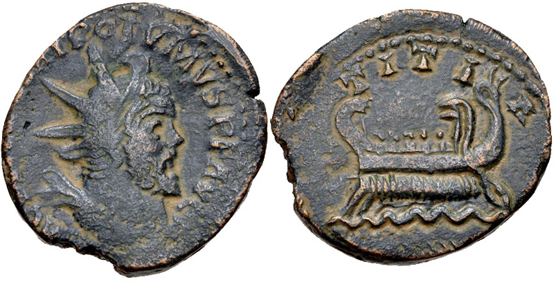 Romano-Gallic Empire. Postumus. Æ Sestertius. | Roman Imperial Coins