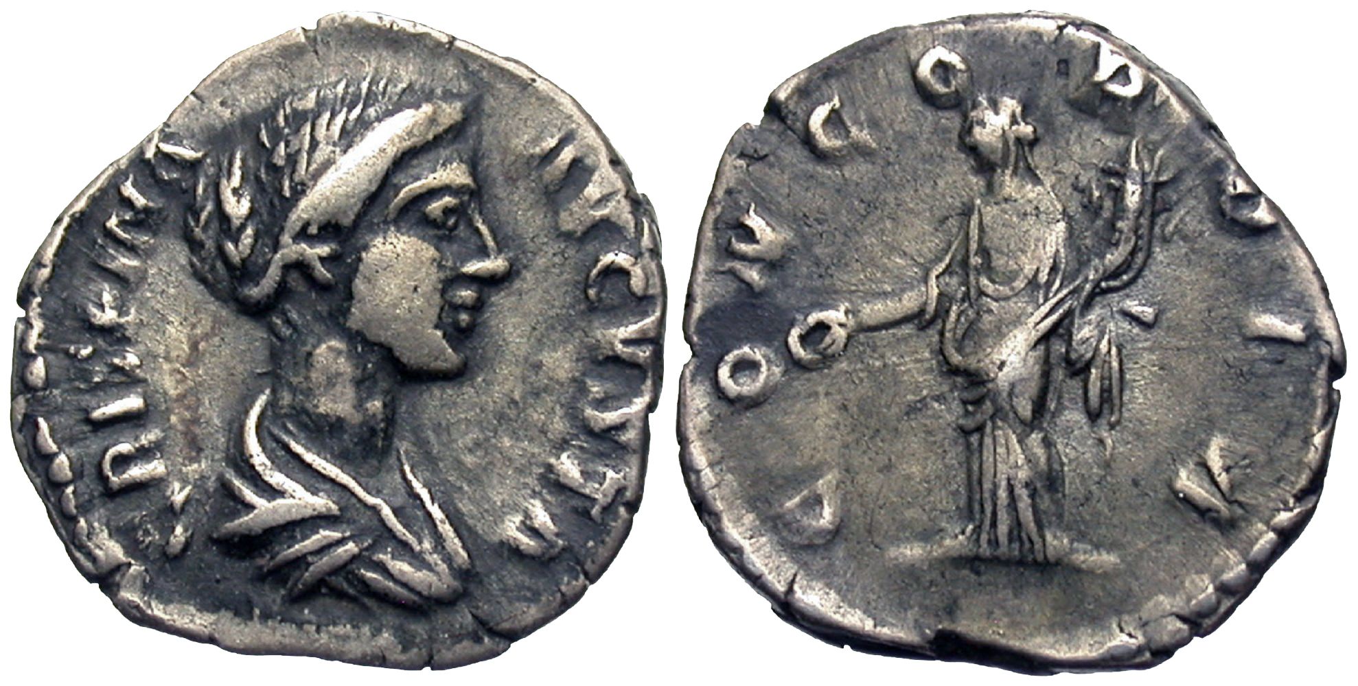 Crispina. AR Denarius. Concordia. | Roman Imperial Coins