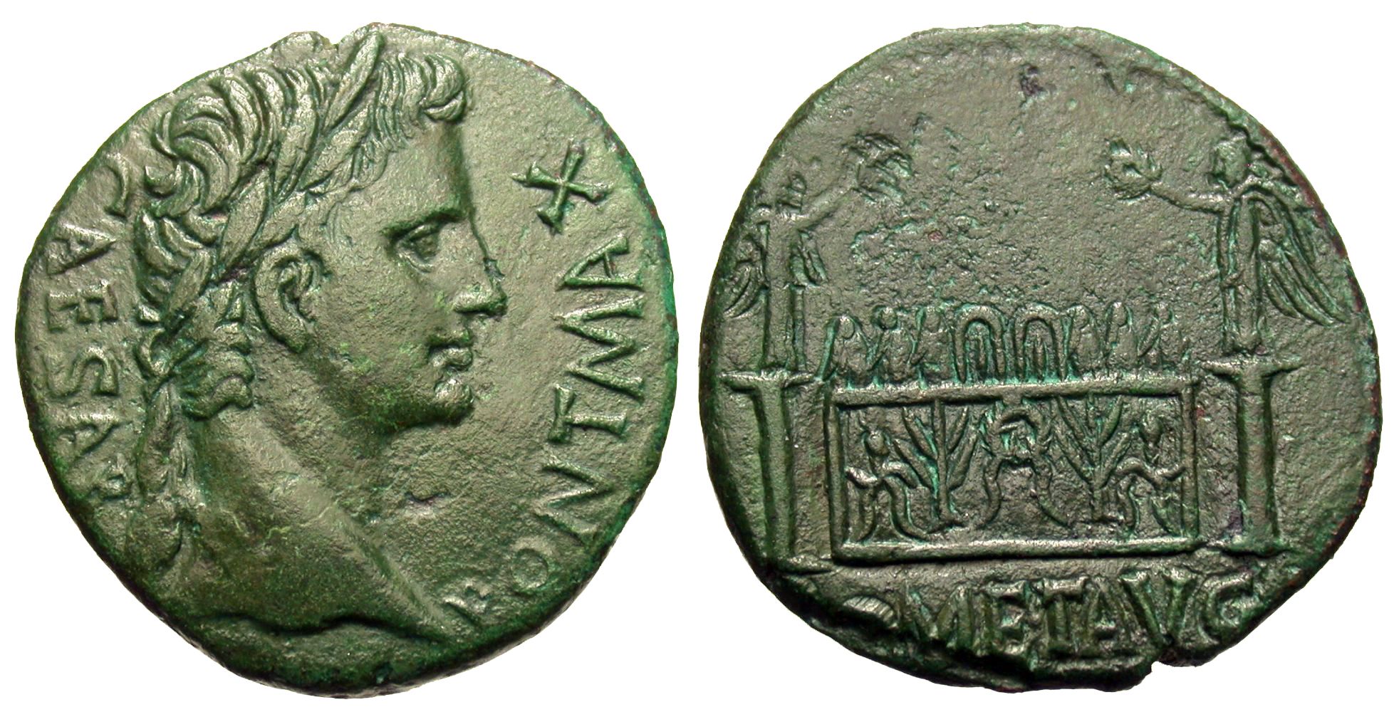 Augustus. Æ As. Altar of Lugdunum. | Roman Imperial Coins