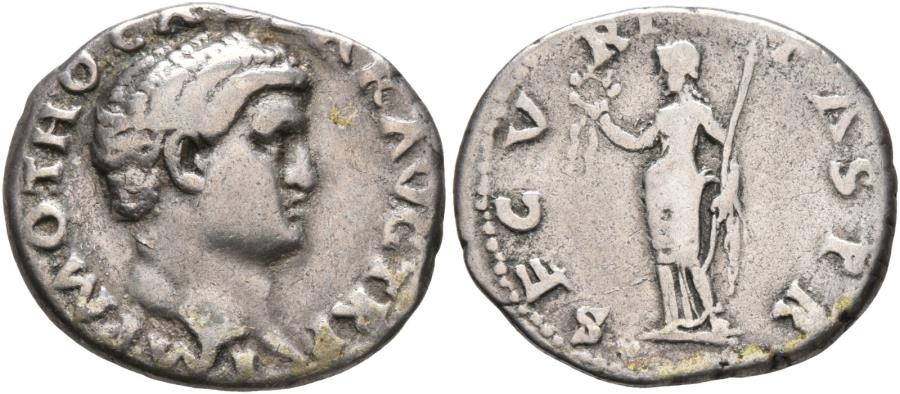 Otho. AR Denarius. Securitas. From An Old Swiss Collection. | Roman ...