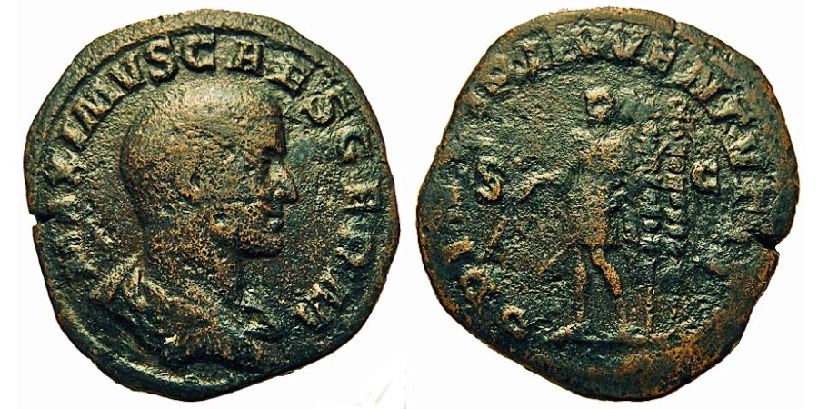 Maximus. Æ Sestertius. | Roman Imperial Coins