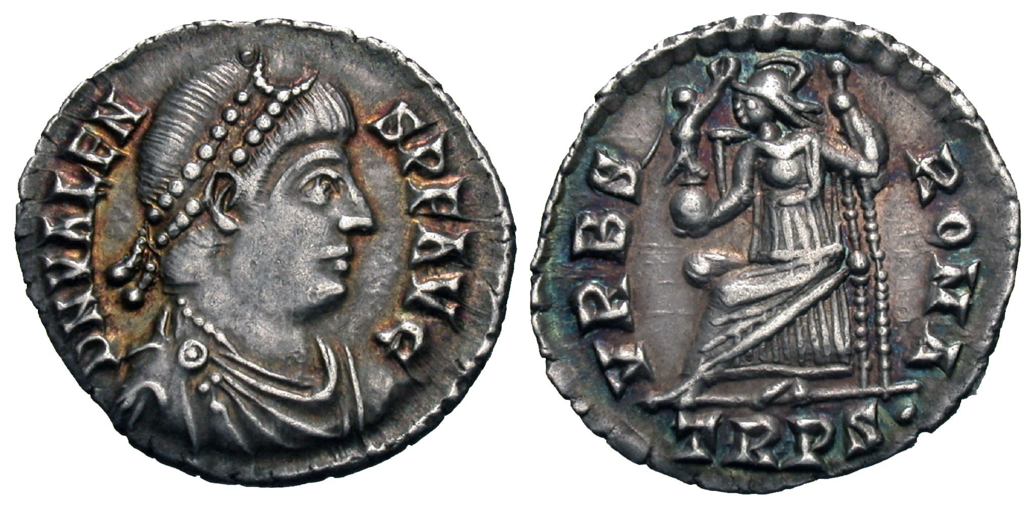 Valens. AR Siliqua. Roma. Choice. | Roman Imperial Coins