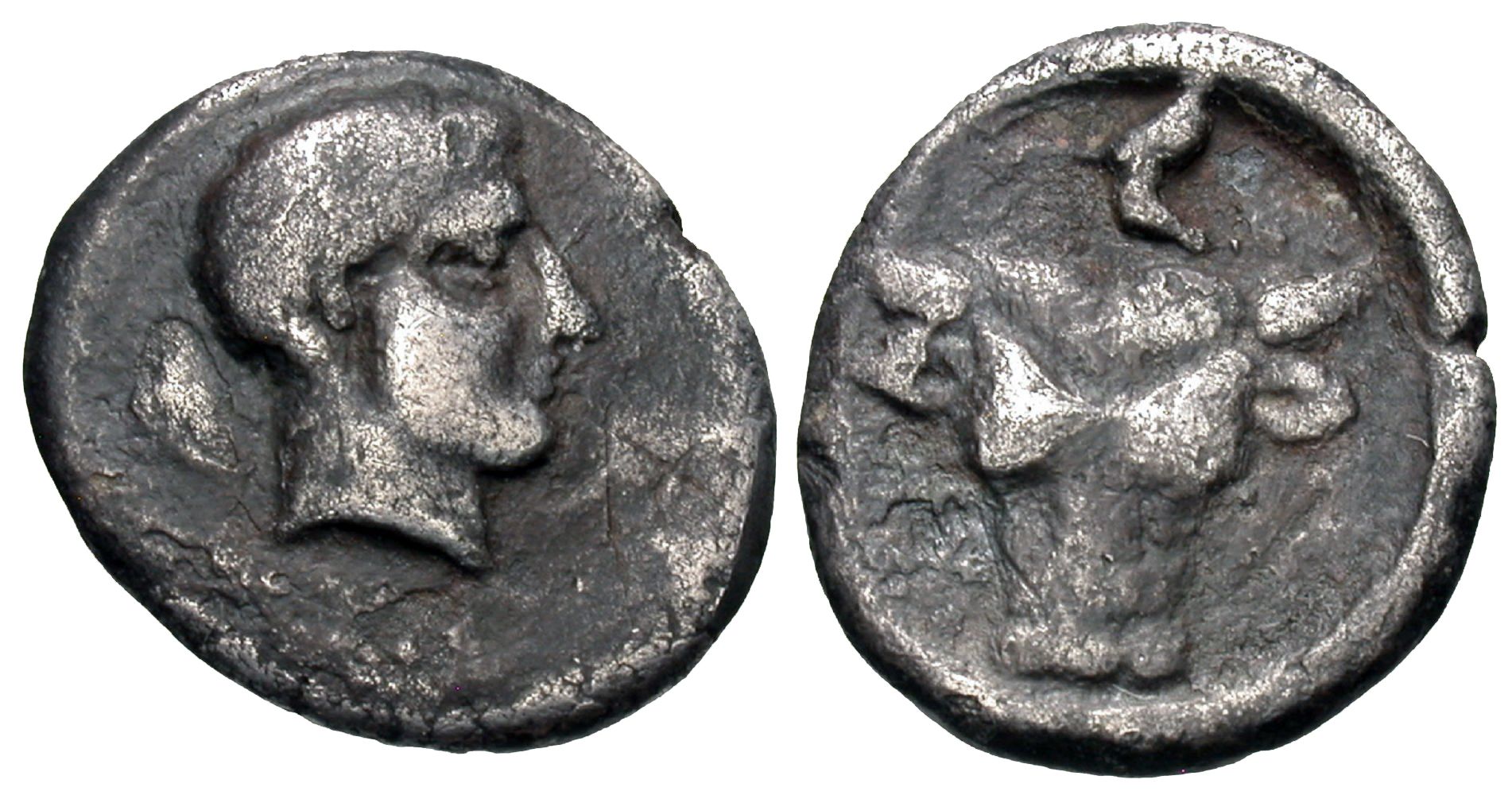 Crete, Phaistos. AR Drachm. RARE. | Greek Coins