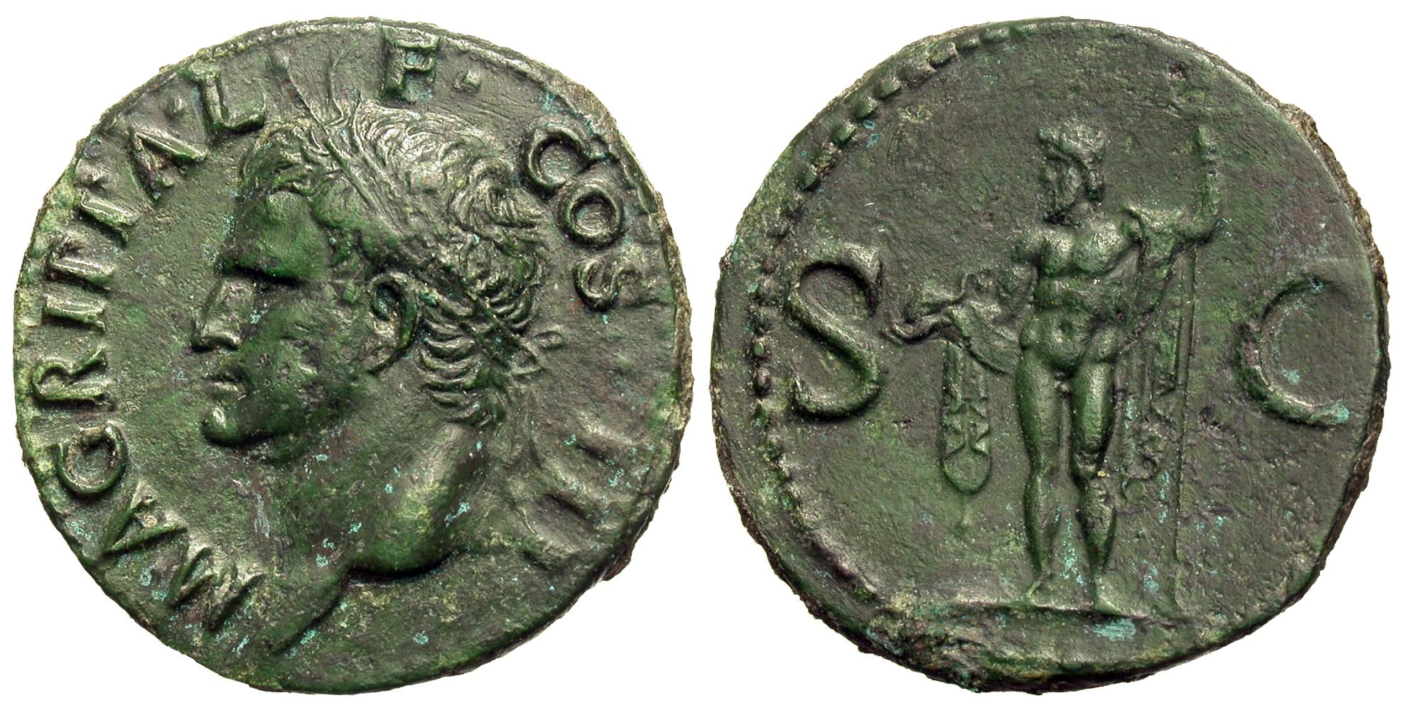 Agrippa. Æ As. Neptune. | Roman Imperial Coins
