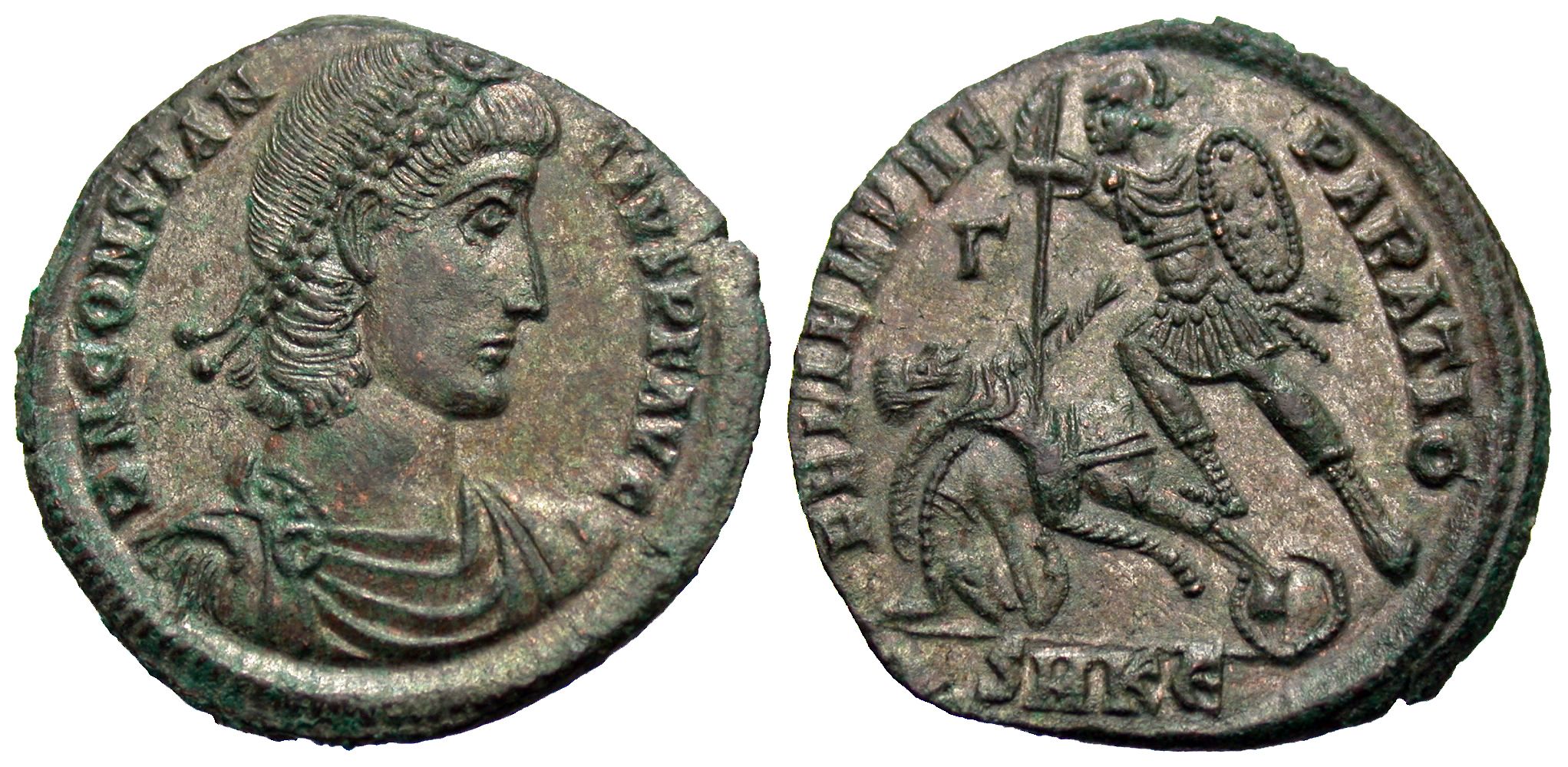 Constantius II. Æ Centenionalis. Cyzicus Mint. | Roman Imperial Coins