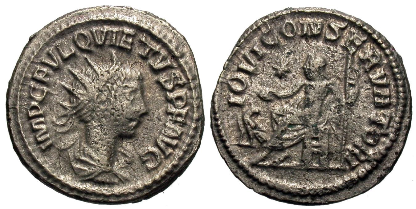 Quietus. Antoninianus. Jupiter. | Roman Imperial Coins