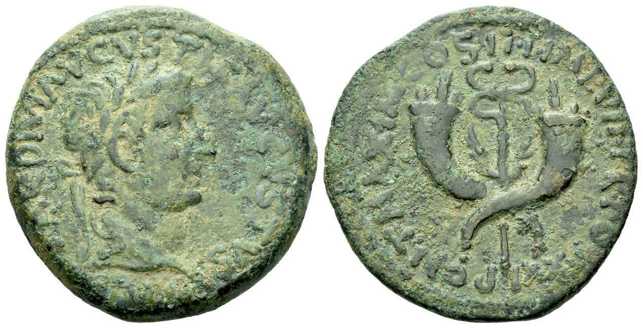 Tiberius. Æ Dupondius. Commagene Mint. | Roman Imperial Coins