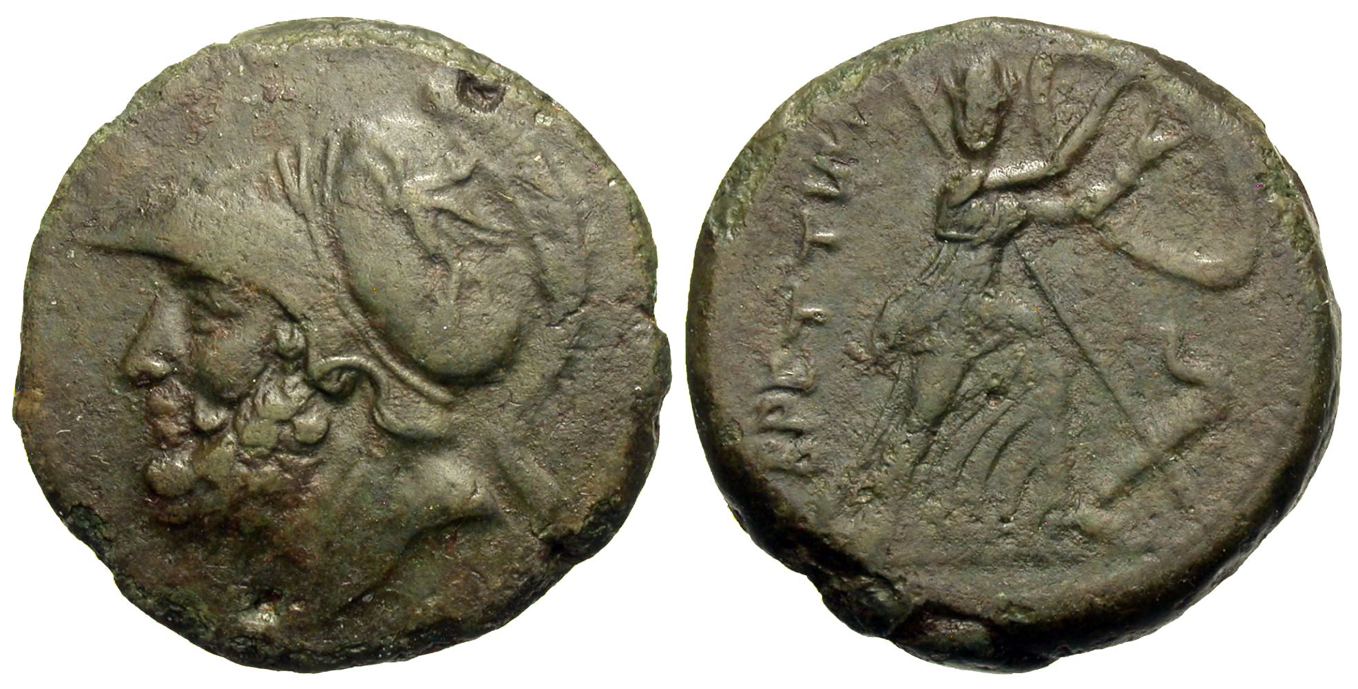 Bruttium, The Bretti. AE Double Unit - Didrachm. | Greek Coins