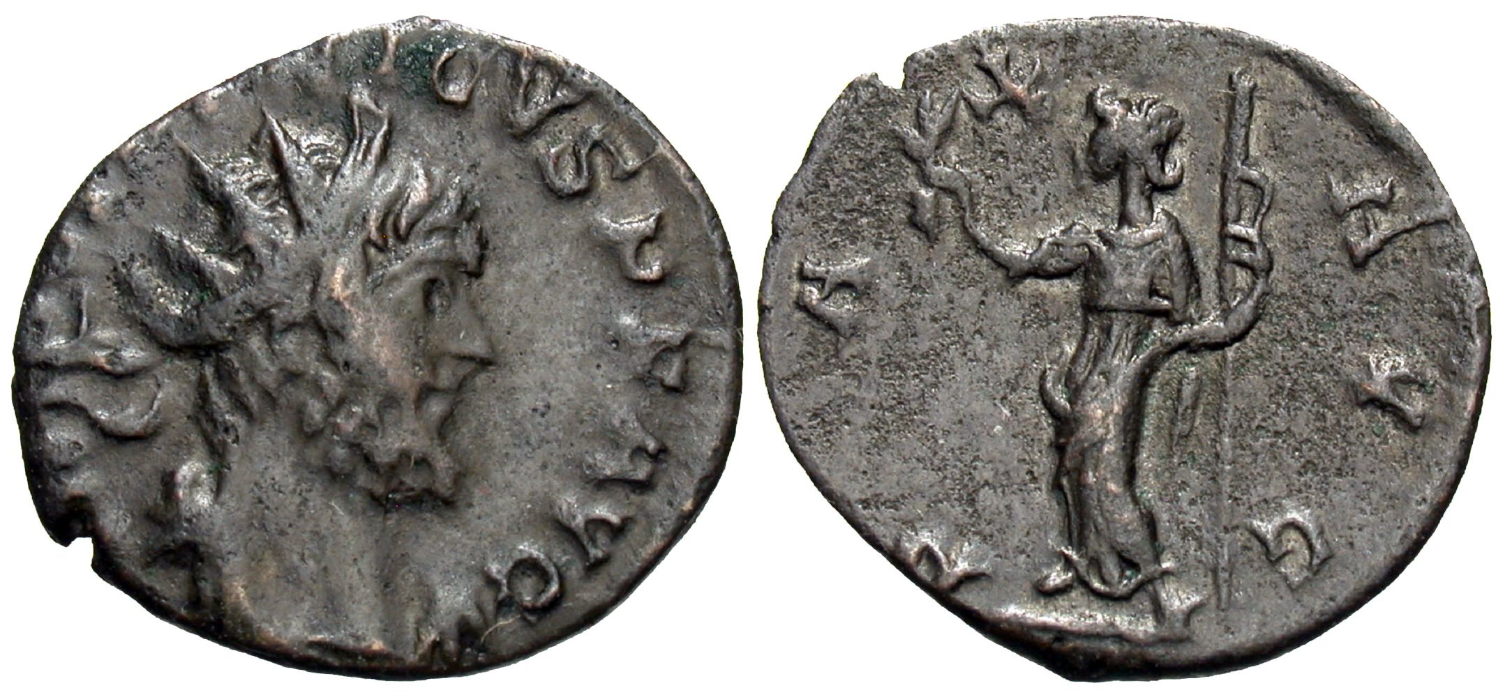 Tetricus I. Æ Antoninianus. Pax. | Roman Imperial Coins