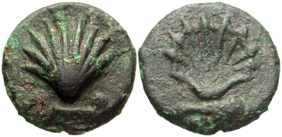 Anonymous. Æ Aes Grave Sextans. Scallop Shell. | Roman Republican Coins