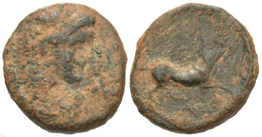 Argolis, Argos. Æ Dichalkon. Apollo / Wolf at Bay. | Greek Coins