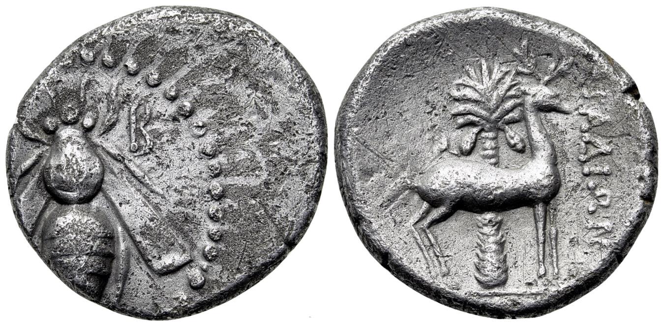 Phoenicia, Arados. AR Drachm. Bee. | Greek Coins