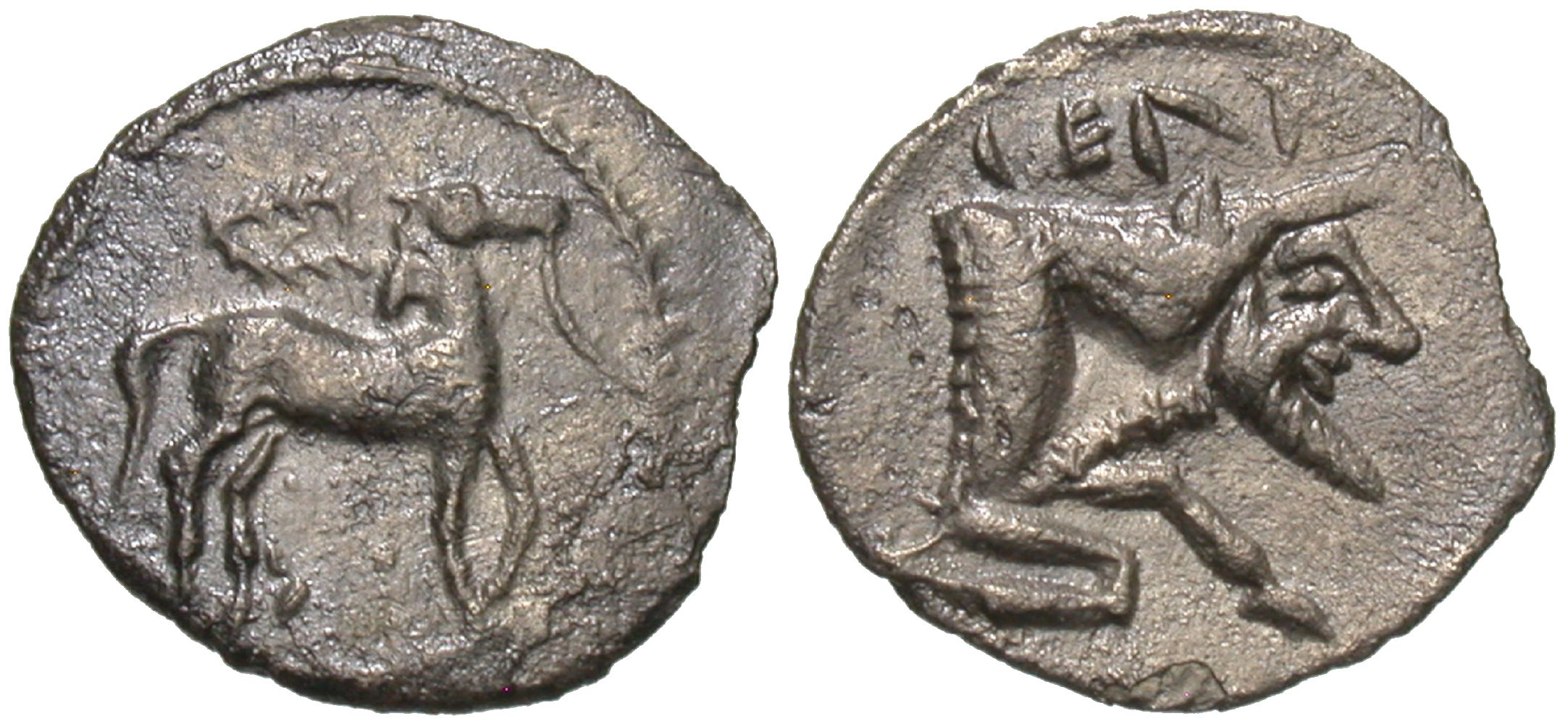 Sicily, Gela. AR Litra. Man-Headed Bull. | Greek Coins