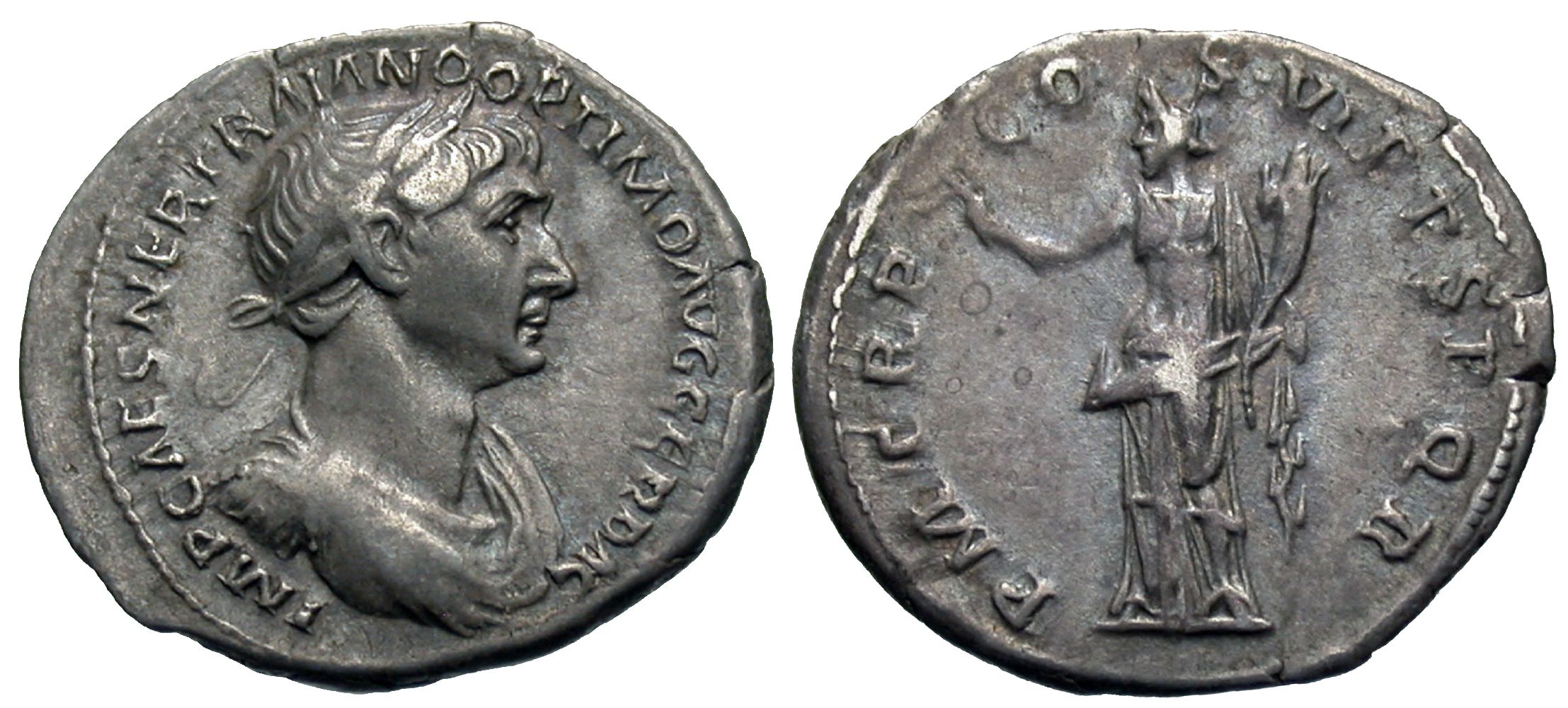 Trajan. AR Denarius. Felicitas | Roman Imperial Coins