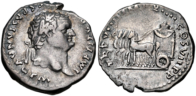 Titus. AR Denarius. “Judaea Capta” Commemorative. | Roman Imperial Coins