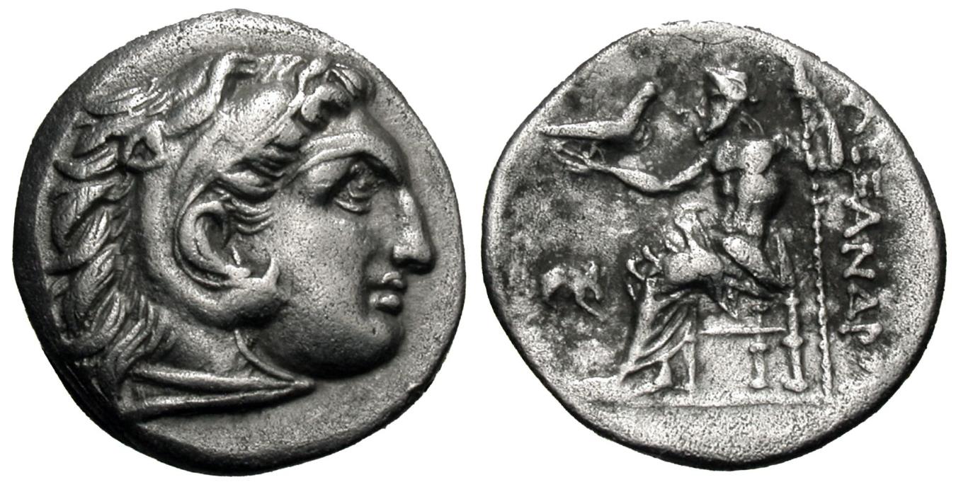 Kings of Macedon. Antigonos I Monophthalmos. AR Drachm. In the Name and ...