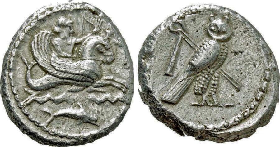 Phoenicia, Tyre. Uncertain King. AR Shekel. | Greek Coins