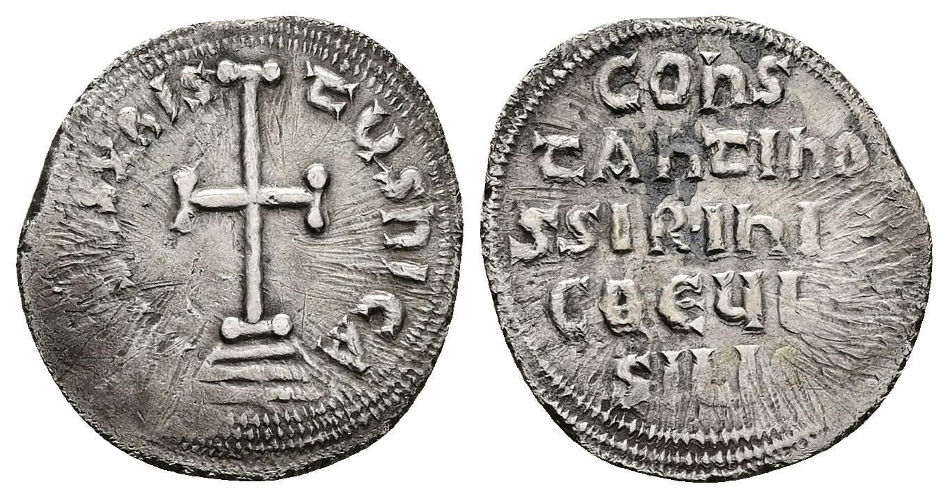 Byzantine Empire. Constantine VI and Irene. AR Miliaresion. | Byzantine ...
