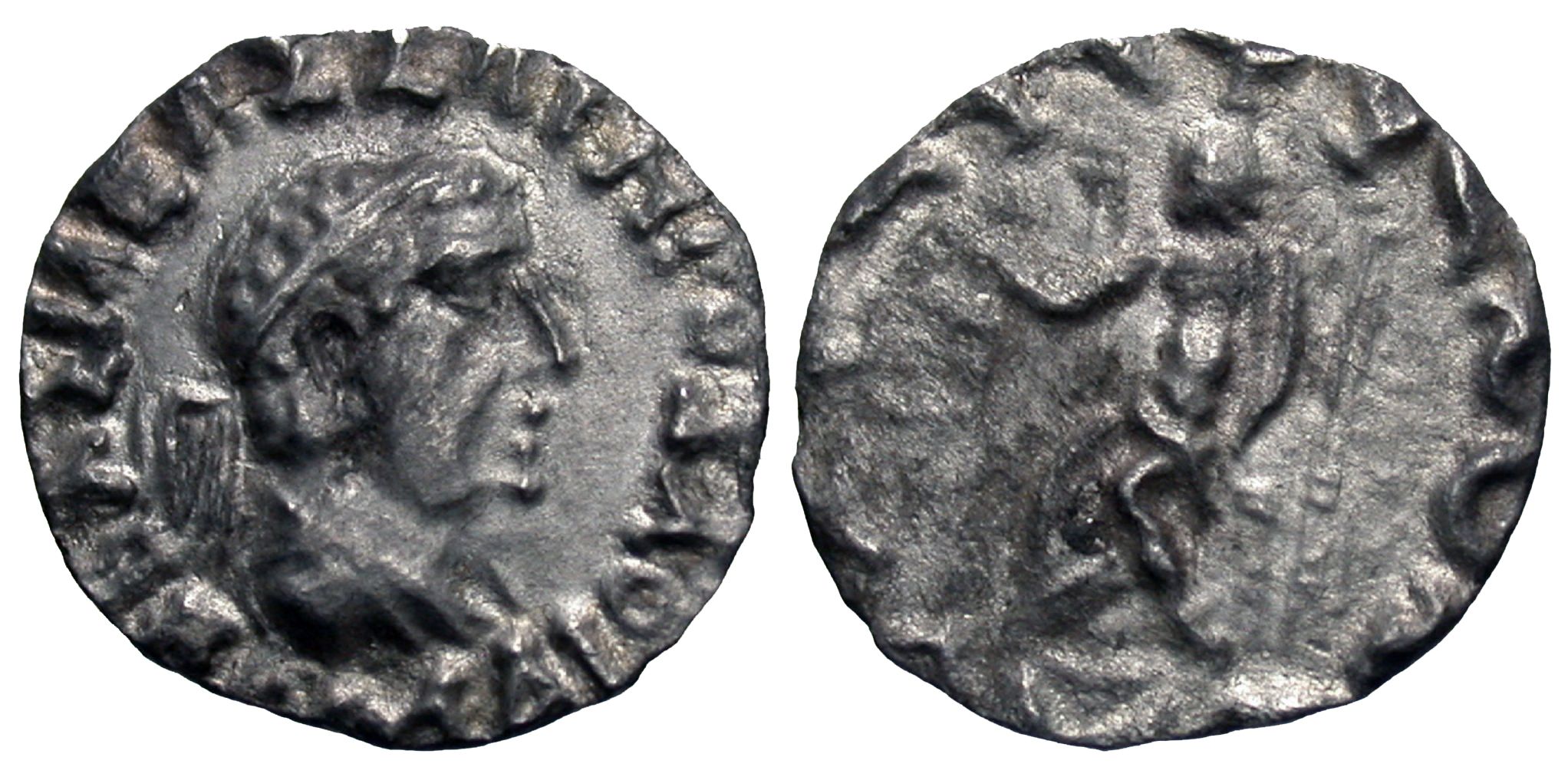 Baktria, Indo-Greek Kingdom. Hermaios. AR Drachm. | Ancient Eastern Coins