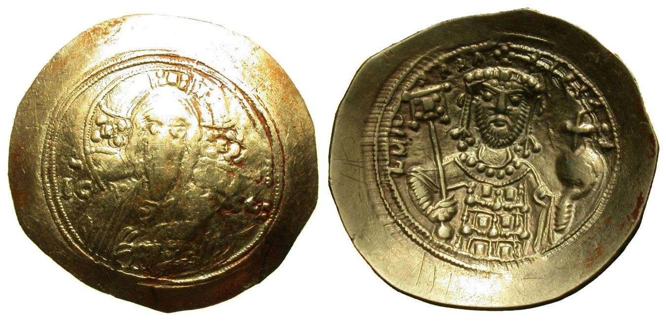 Byzantine Empire. Michael VII Ducas. EL Histamenon Nomisma. | Byzantine ...