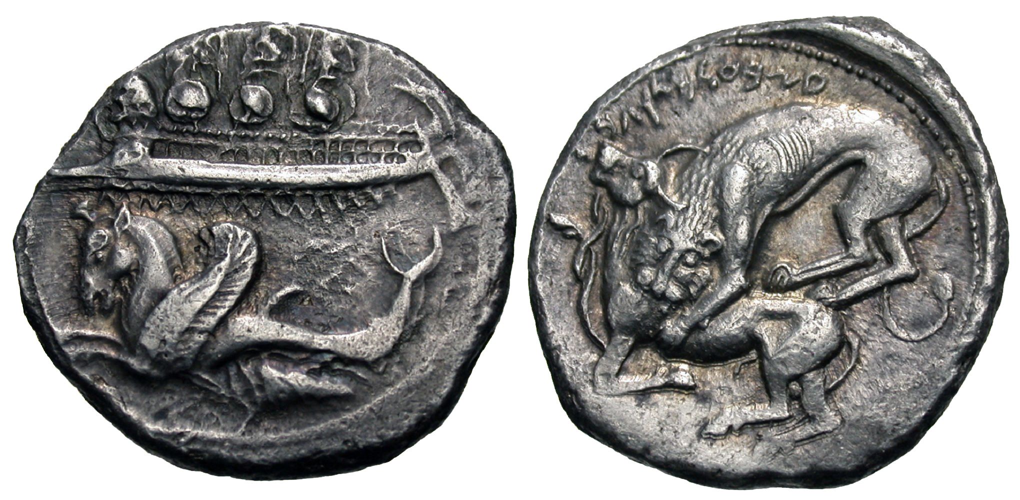 Phoenicia, Byblos. Uzzibaal. AR Shekel. Choice. | Greek Coins