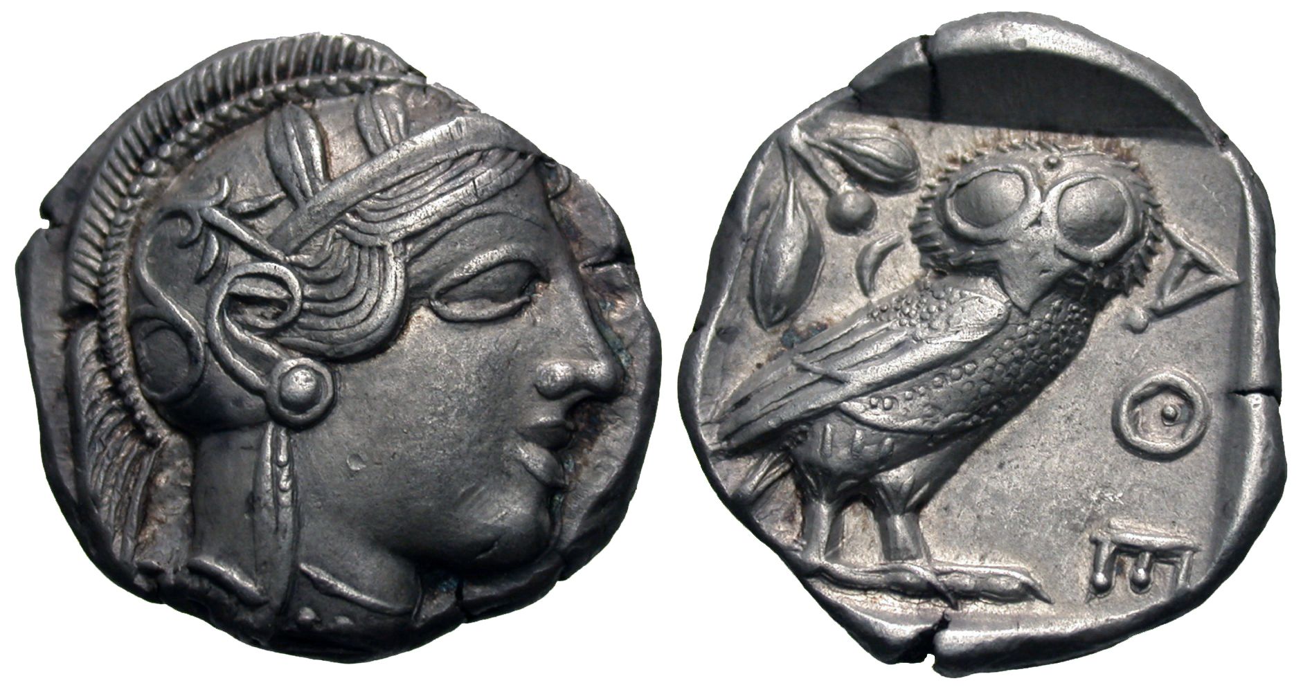 Attica, Athens. AR Tetradrachm. Virtually Full Crest. | Greek Coins