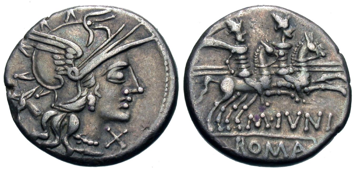 Roman Republic. M. Junius Silanus. AR Denarius. | Roman Republican Coins