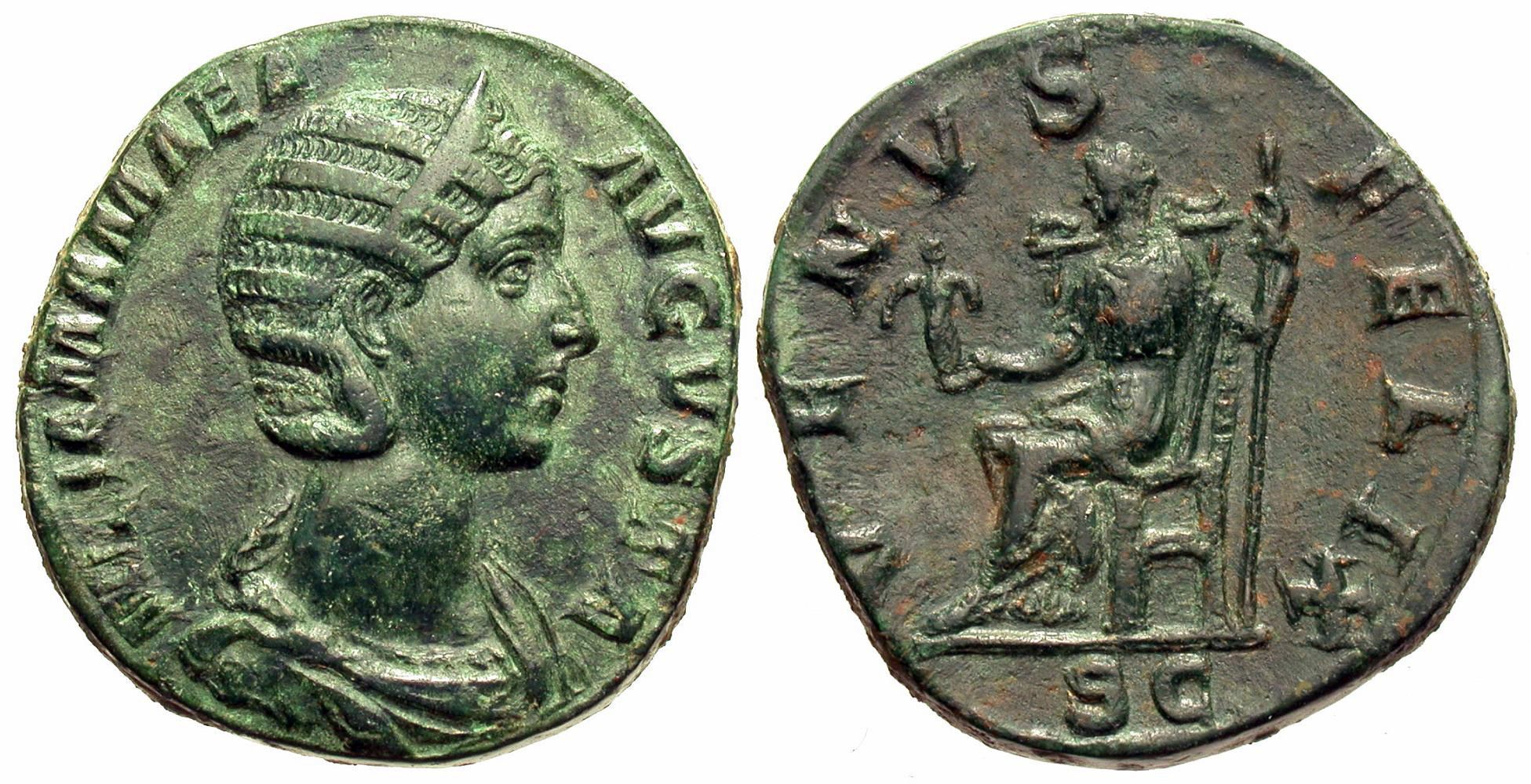 Julia Mamaea. Æ Sestertius. Venus. Ex Stack's. | Roman Imperial Coins