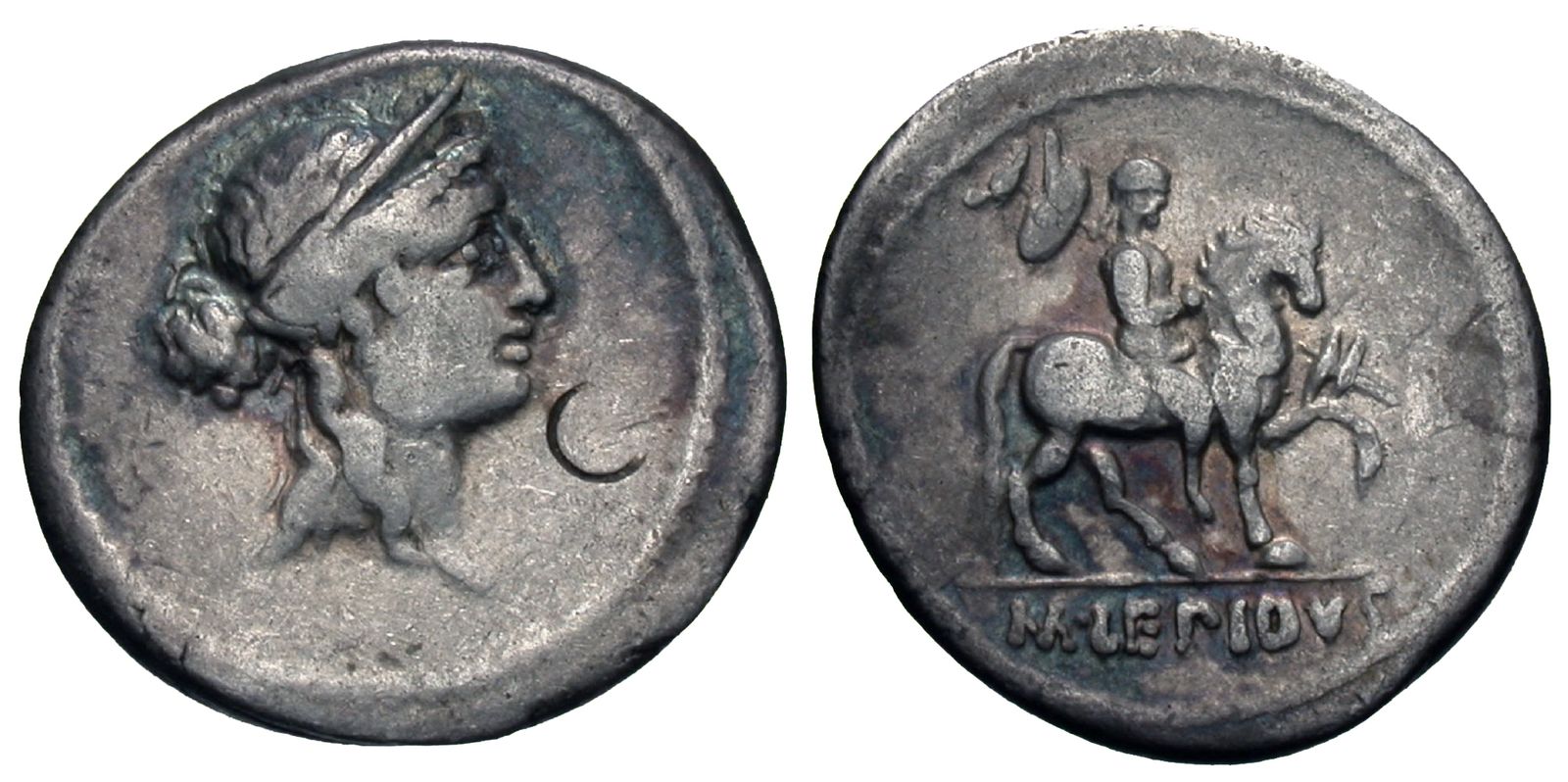 Roman Republic. AR Denarius. M. Aemilius Lepidus. | Roman Republican Coins