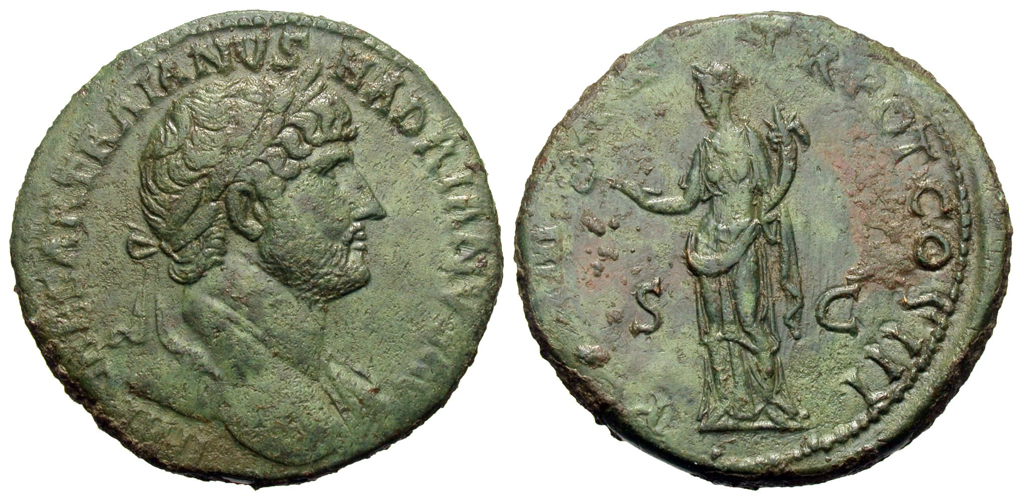 Hadrian. Æ Sestertius. Felicitas. | Roman Imperial Coins