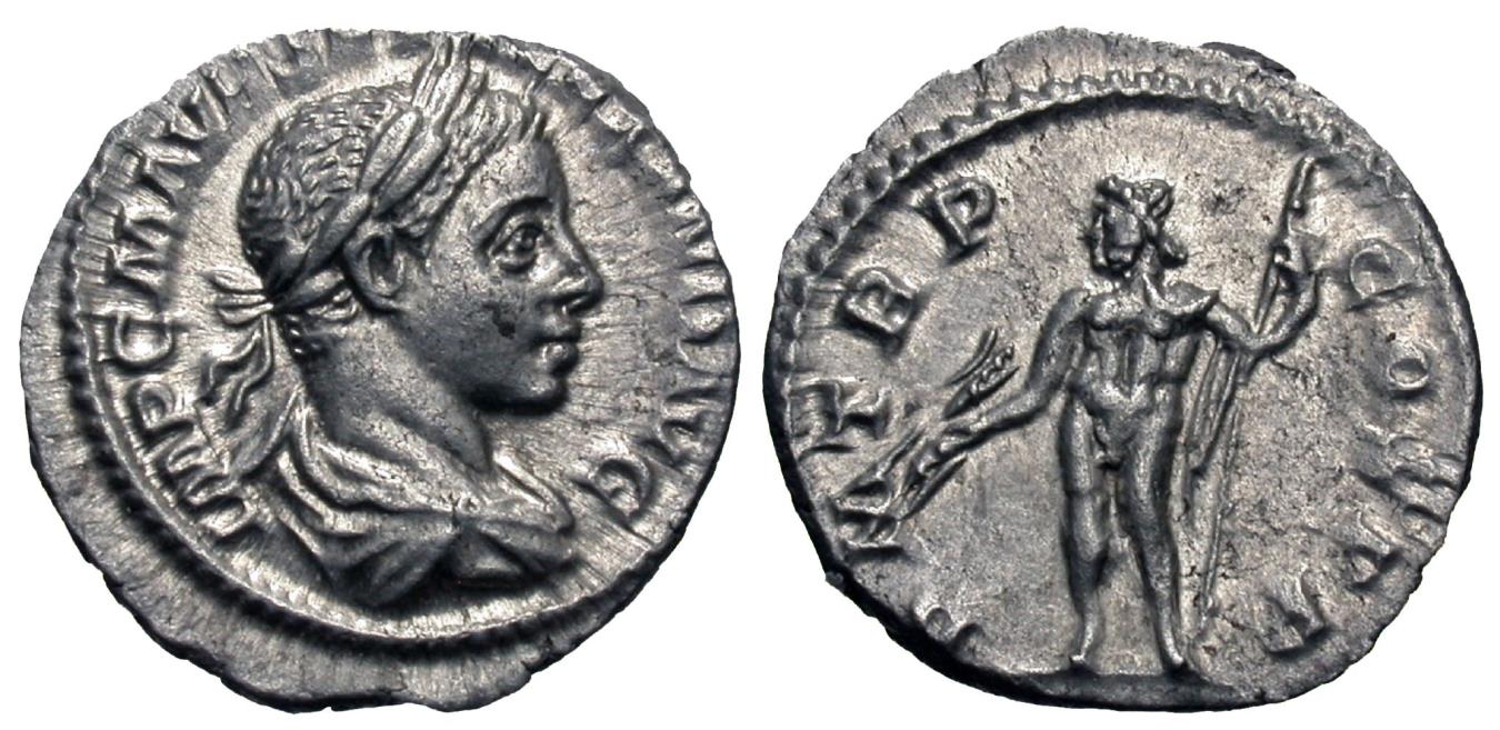 Severus Alexander. AR Denarius. Jupiter. | Roman Imperial Coins