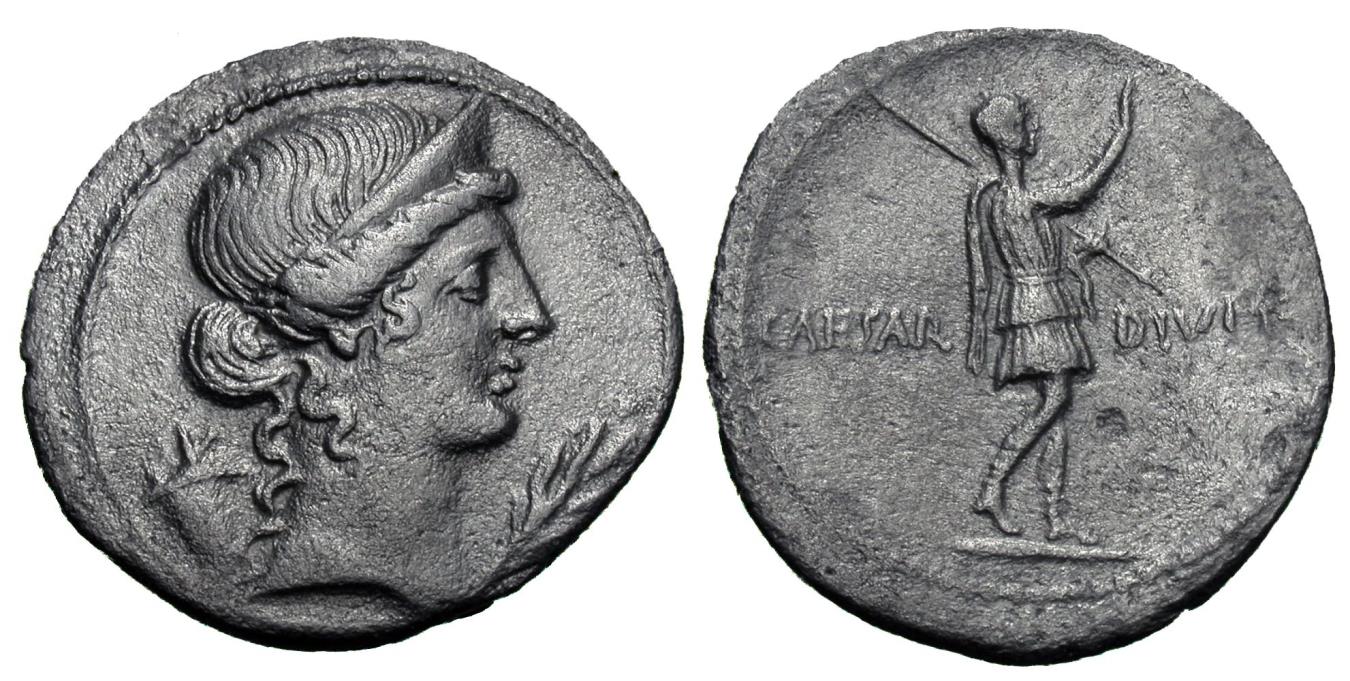 Roman Imperatorial. Octavian. AR Denarius. | Roman Imperial Coins