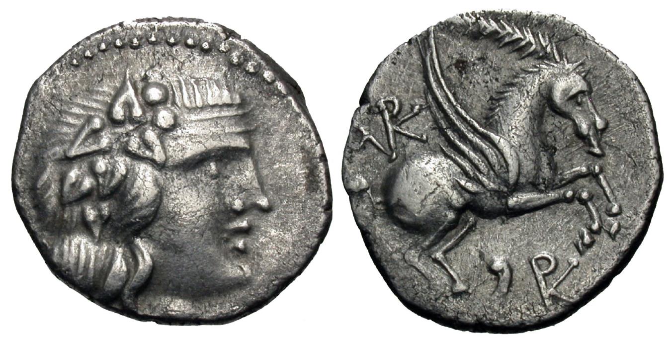 Epiros, Korkyra. AR Stater. Dionysos / Pegasos. RARE. | Greek Coins