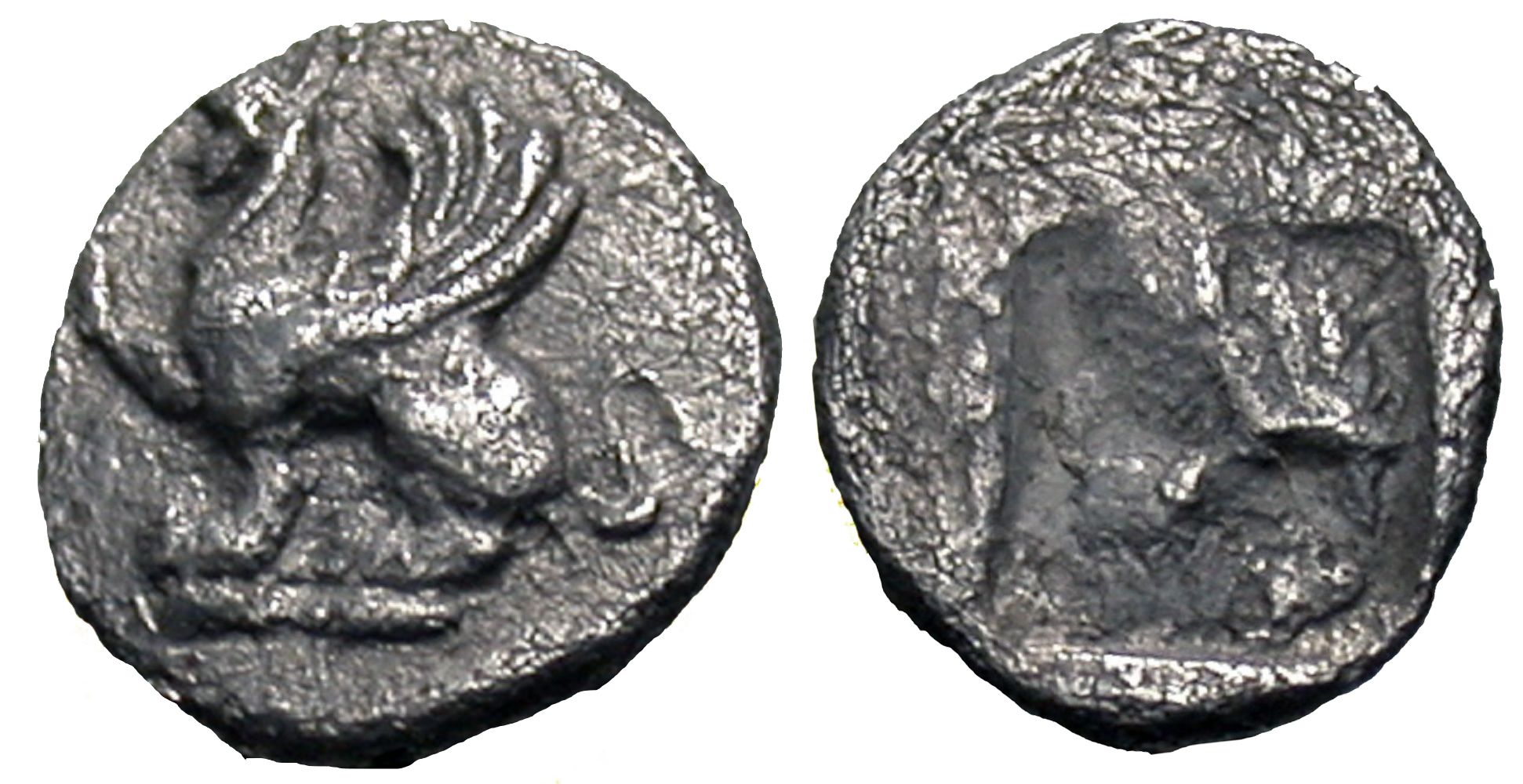 Thrace, Abdera. AR Obol. Griffin. | Greek Coins