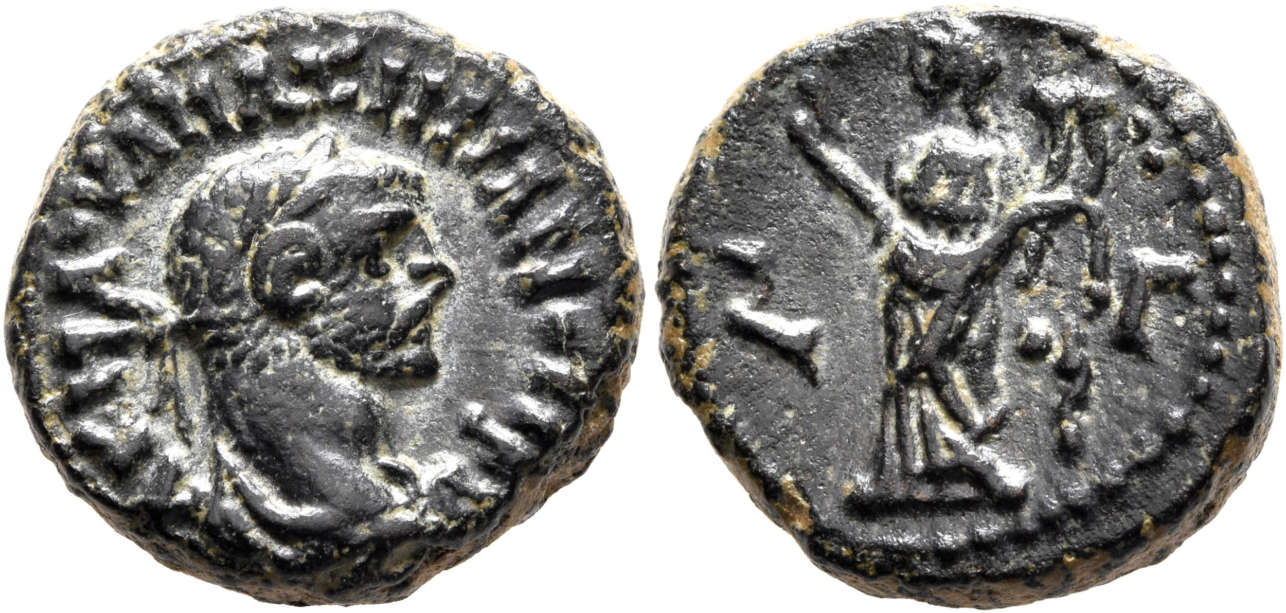 Roman Egypt. Maximianus. Potin Tetradrachm. Homonoia. | Roman ...