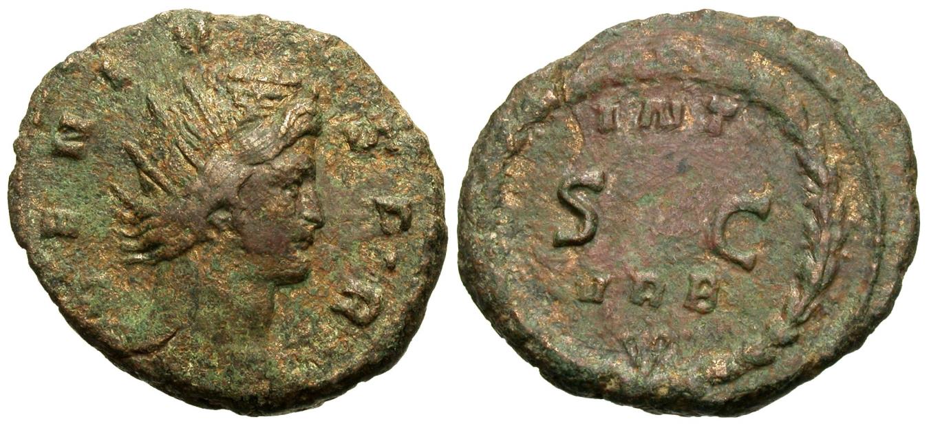 Gallienus. Æ Double Sestertius. RARE. | Roman Imperial Coins