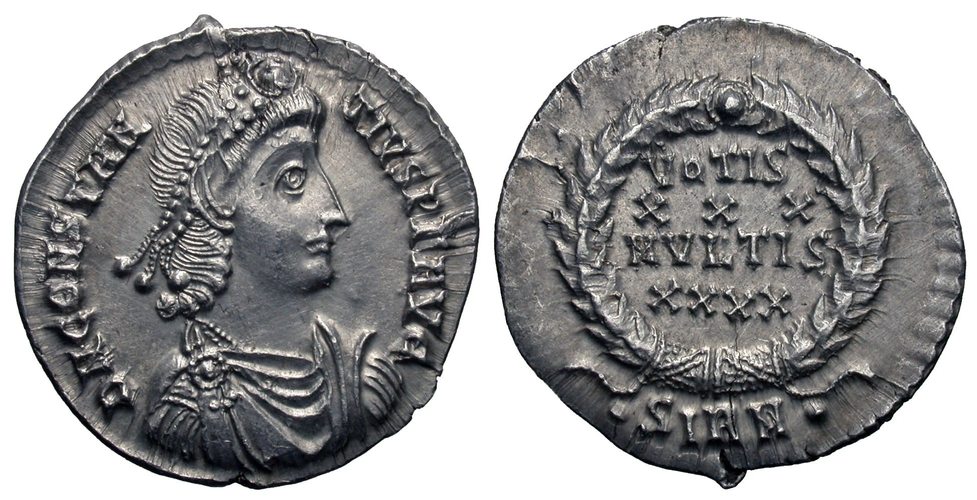 Constantius II. AR Siliqua. Choice! | Roman Imperial Coins