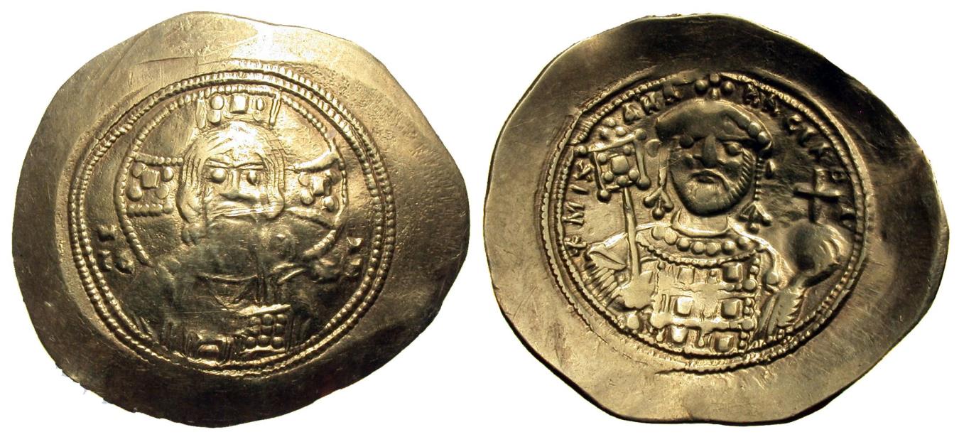 Byzantine Empire. Michael VII Ducas. EL Histamenon Nomisma. | Byzantine ...