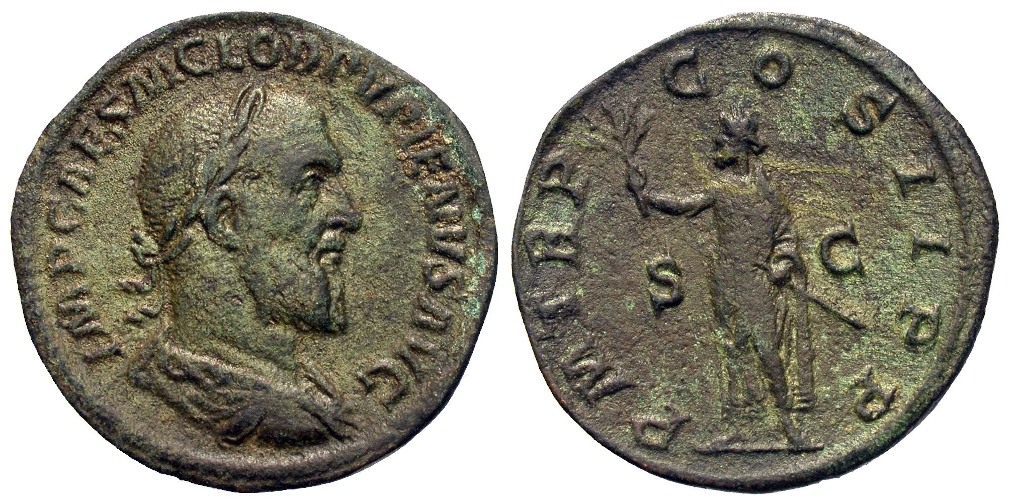 Pupienus. Æ Sestertius. | Roman Imperial Coins