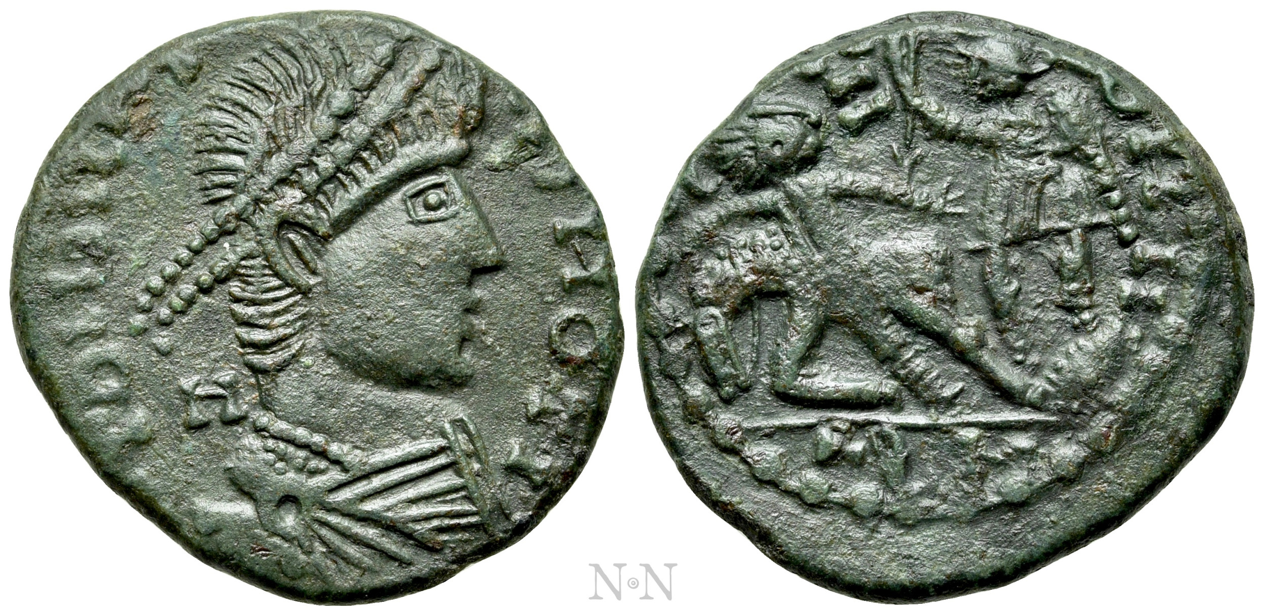 Germanic Tribes. Imitating Constantius II. Æ 20 mm. | Roman Imperial Coins