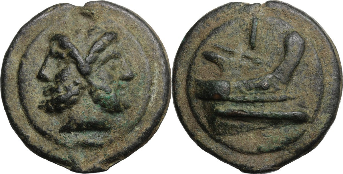 Roman Republic. Aes Grave. Libral Series. Æ Cast As. | Roman Republican ...