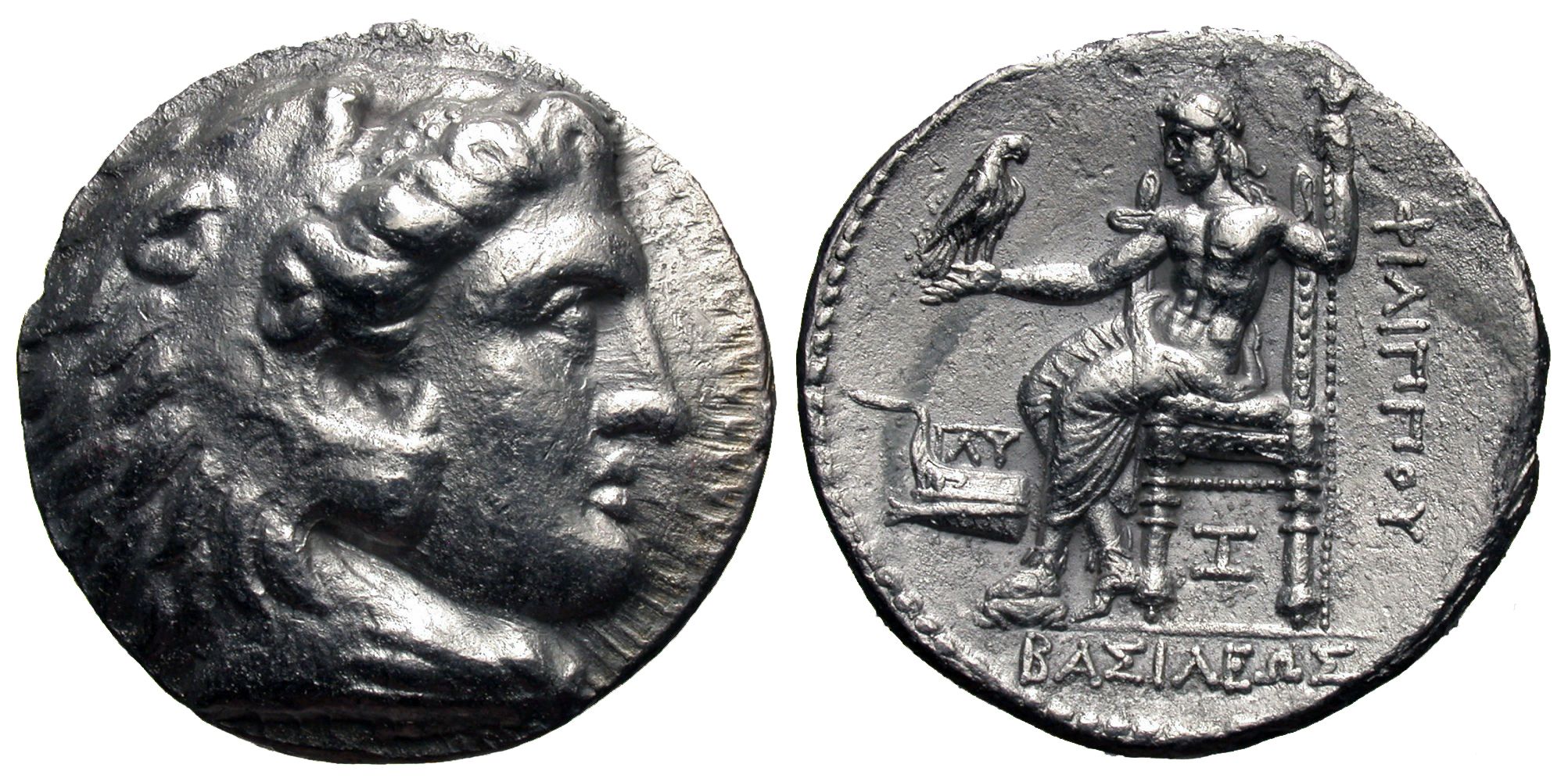 Kings of Macedon. Philip III. AR Tetradrachm. Arados Mint. | Greek Coins