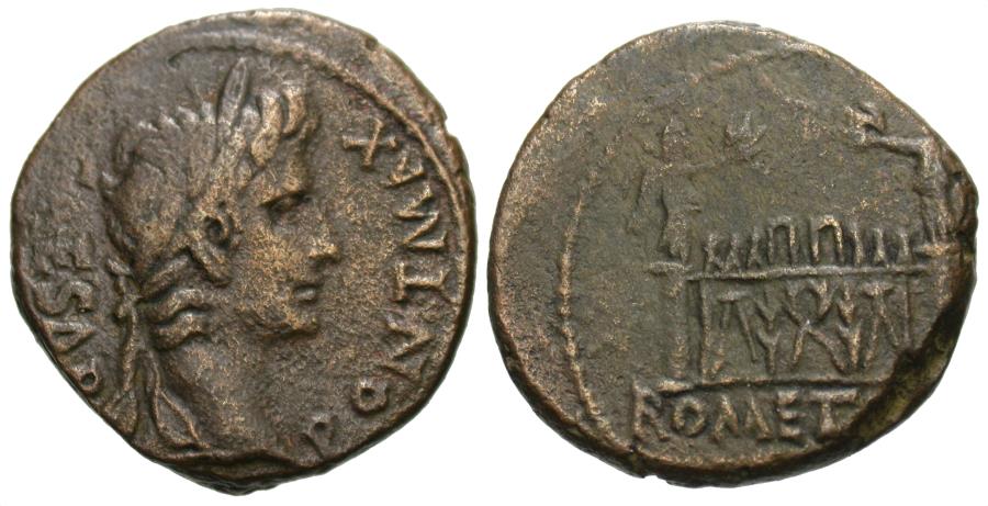 Augustus. Æ As. Altar of Lugdunum. | Roman Imperial Coins
