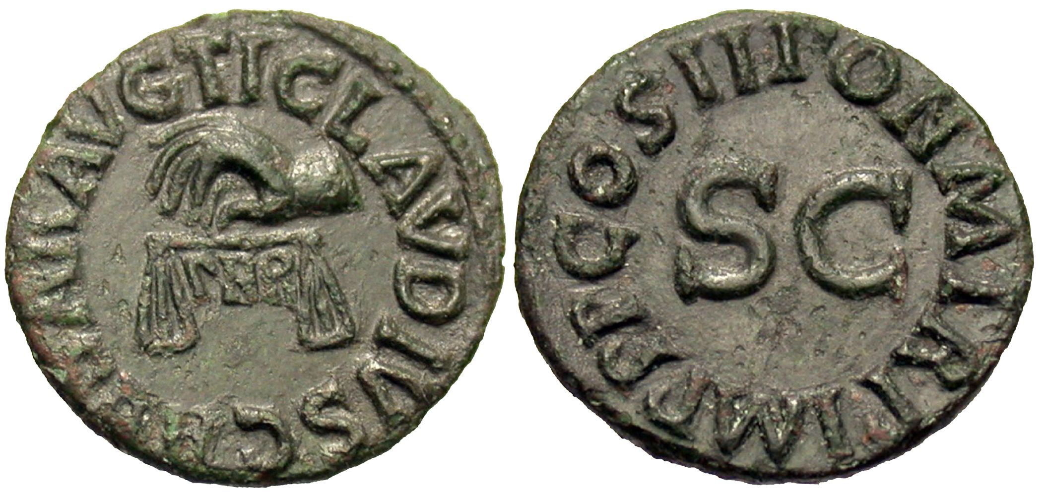 Claudius. Æ Quadrans. | Roman Imperial Coins