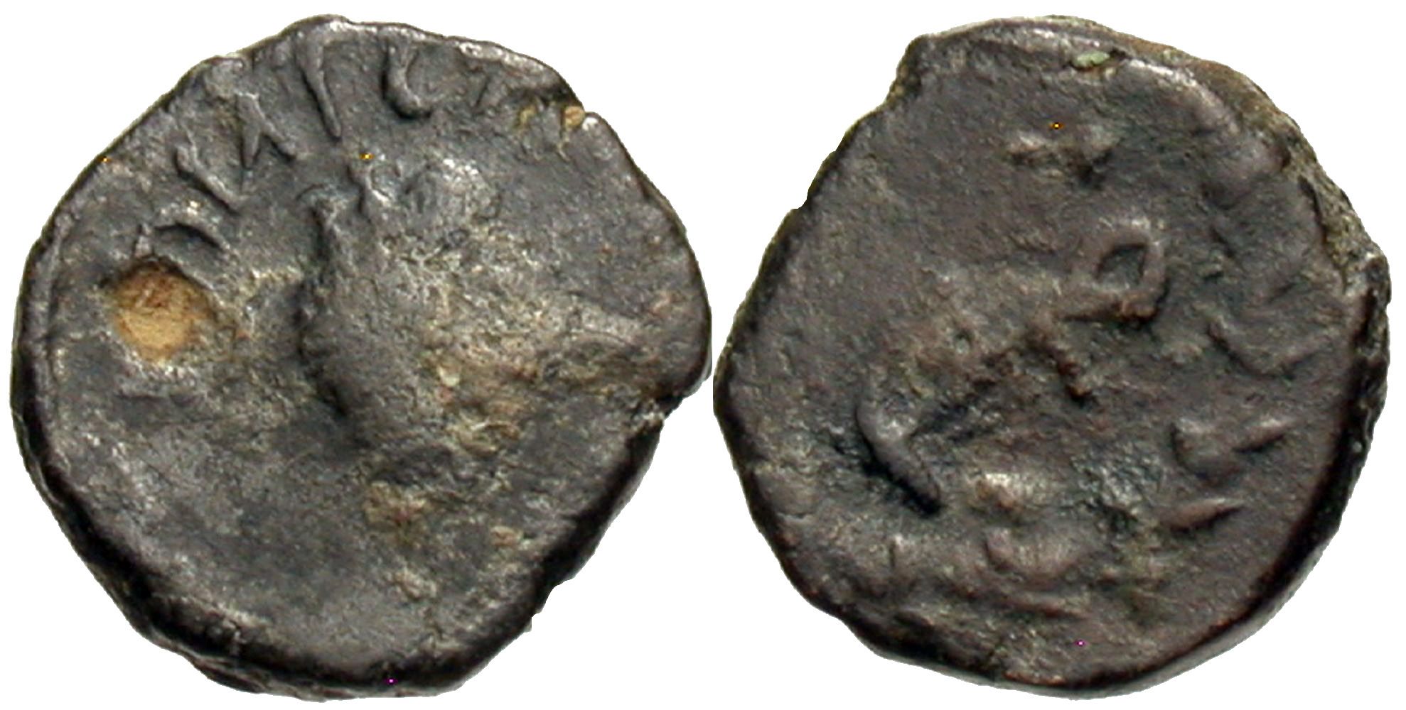 Aelia Zenonis. Æ Nummus. Wife of Basiliscus. RARE. | Roman Imperial Coins