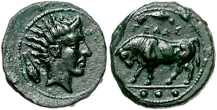 Sicily, Gela. Æ Trias. Choice. | Greek Coins