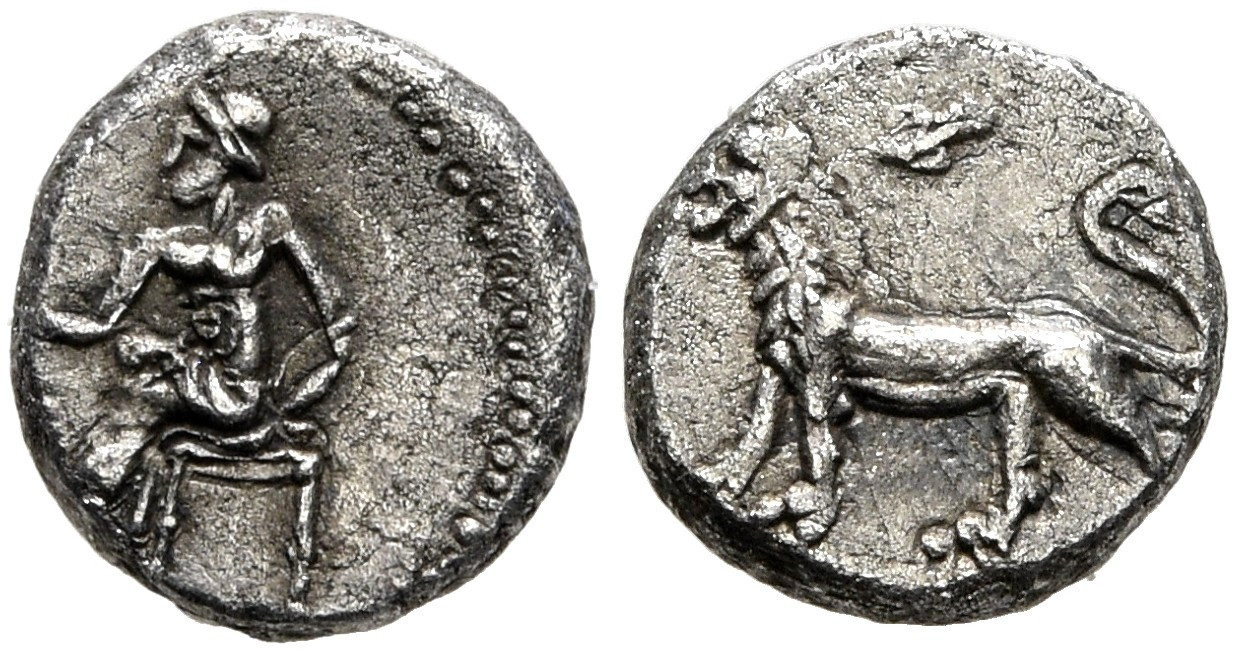 Persia, Alexandrine Empire. Uncertain Satraps of Babylon. AR Obol ...