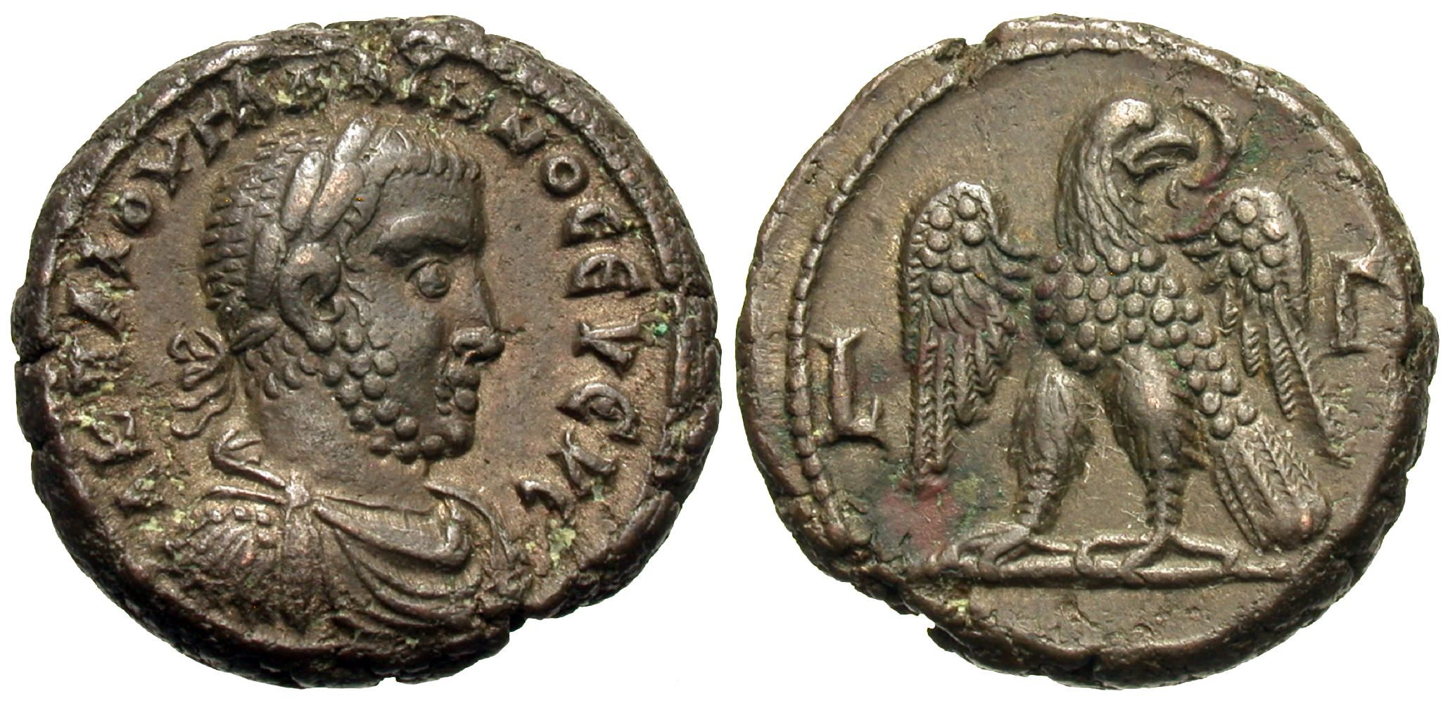 Roman Egypt, Alexandria. Gallienus. Potin Tetradrachm. | Roman ...