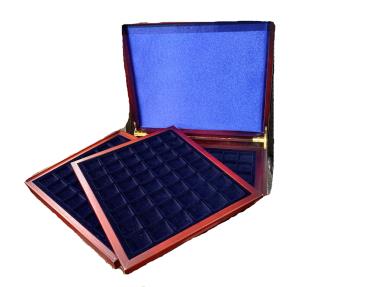 Beautiful Wooden Coin Case. | Ancient Coin Books