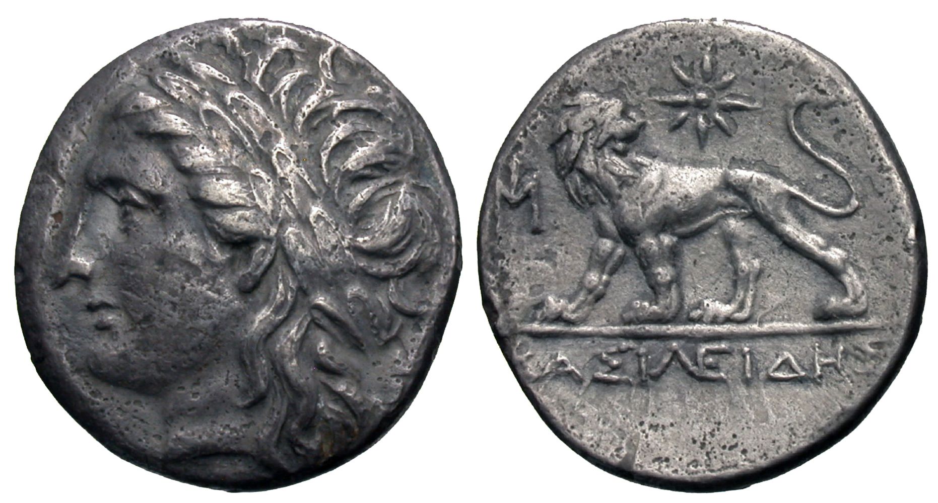 Ionia, Miletos. AR Didrachm. Apollo / Lion. | Greek Coins